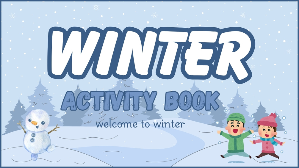 winter activity book