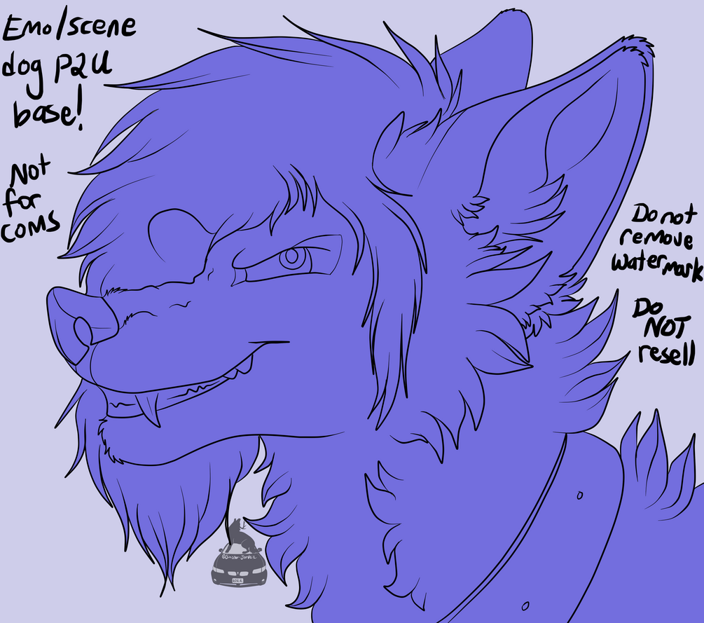 Emo/Scene dog P2U Base