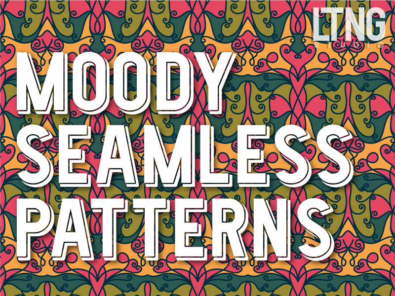 Moody Seamless Pattern