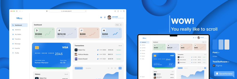 VB Pay Mobile Banking UI Theme