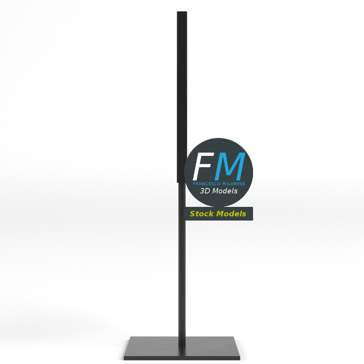 3D MODEL - Tabletop sign holder 4