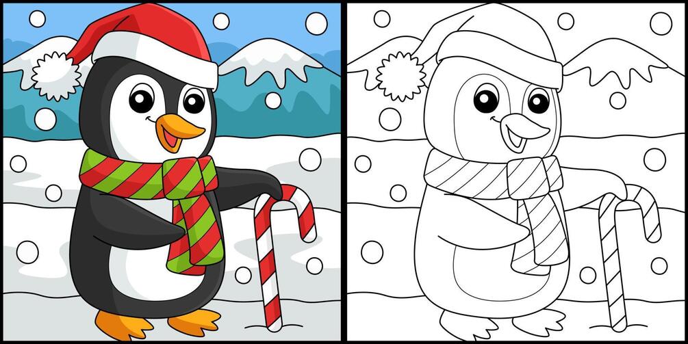 Printable Penguin Coloring Pages for Kids - Fun and Creative Activity