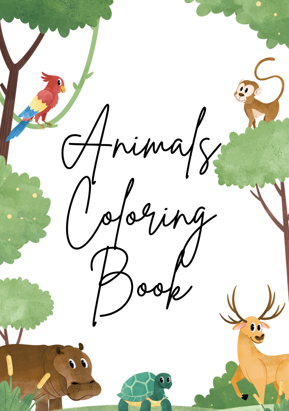 Wild Wonders: A Fun Animal Coloring Adventure