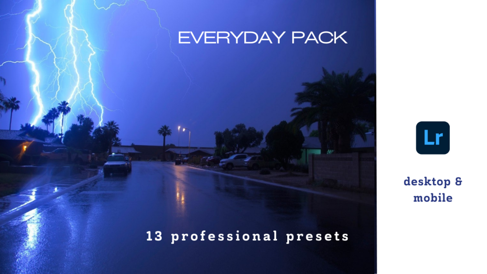 EVERYDAY PACK | 13 presets for your daily photography adventures | LIGHTROOM DESKTOP/MOBILE