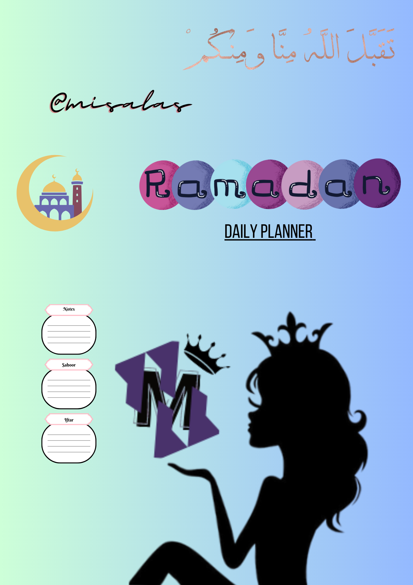 Ramadan Daily Planner