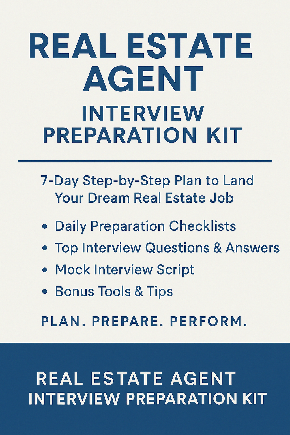Real Estate Agent Interview Preparation