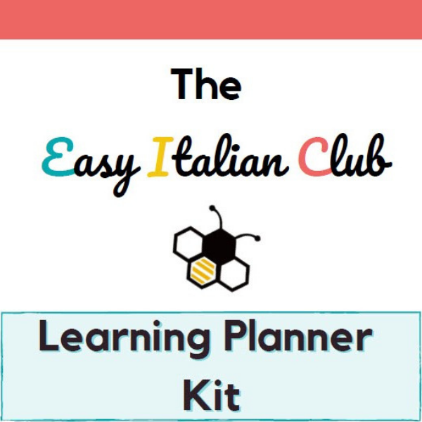 Italian Learning Planner kit