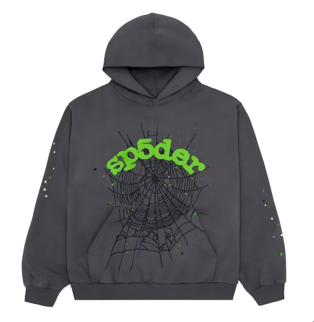 Sp5der hoodie grey/M