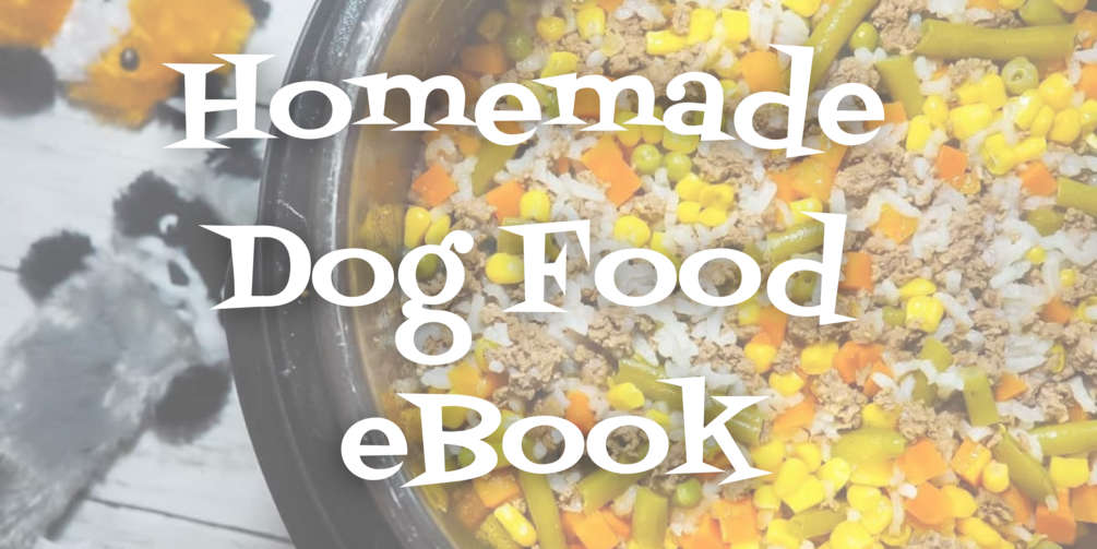Introduction to Homemade Dog Food Plus a Bonus Recipe Book