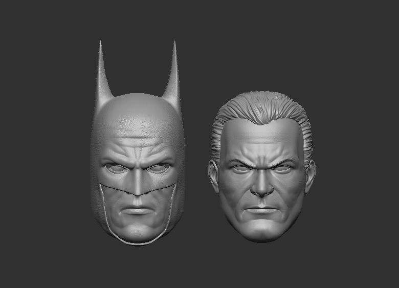 Batman Alex Ross - Custom Headsculpt for Action Figures