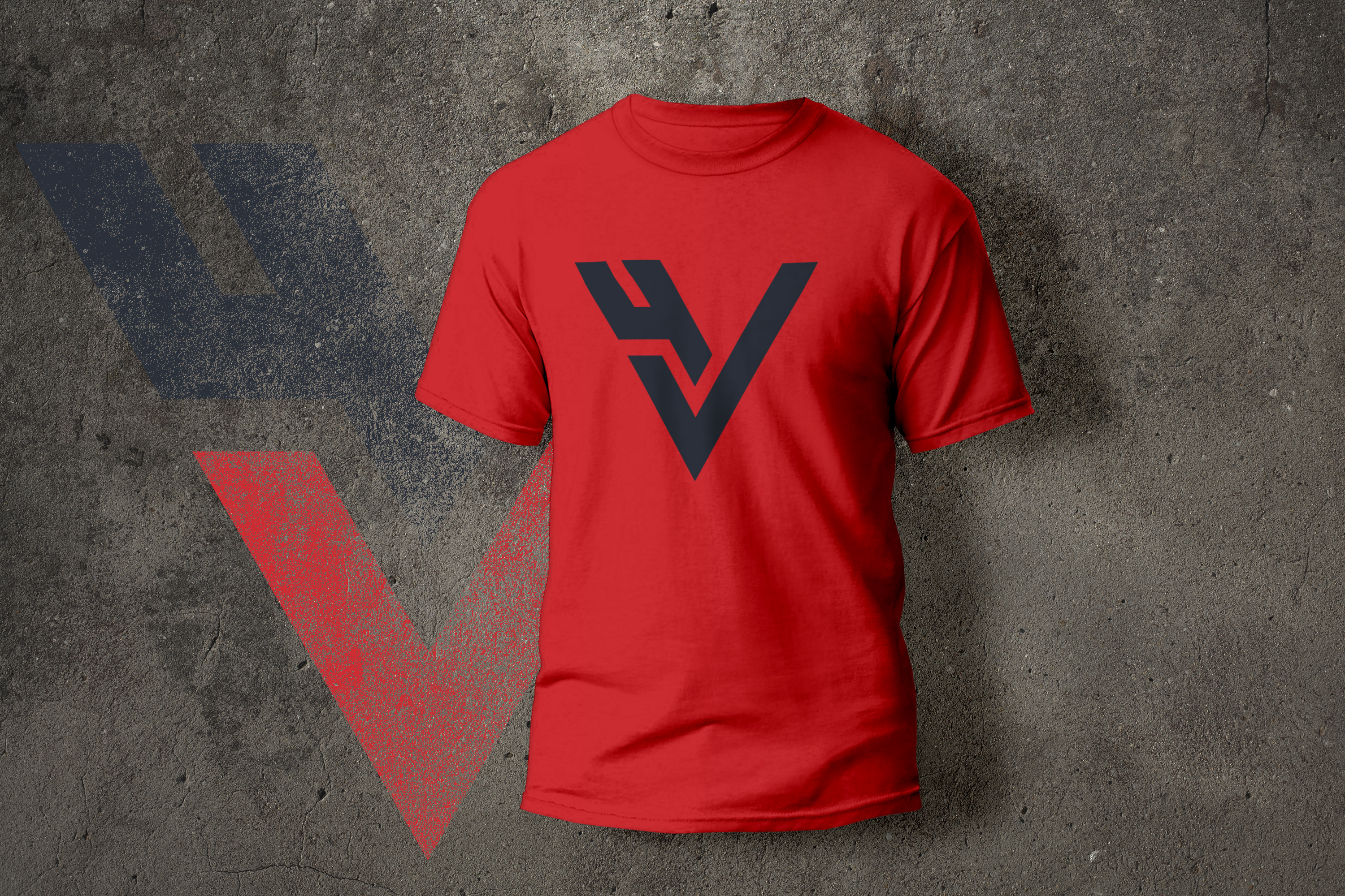 download-letter-hv-logo-design-template