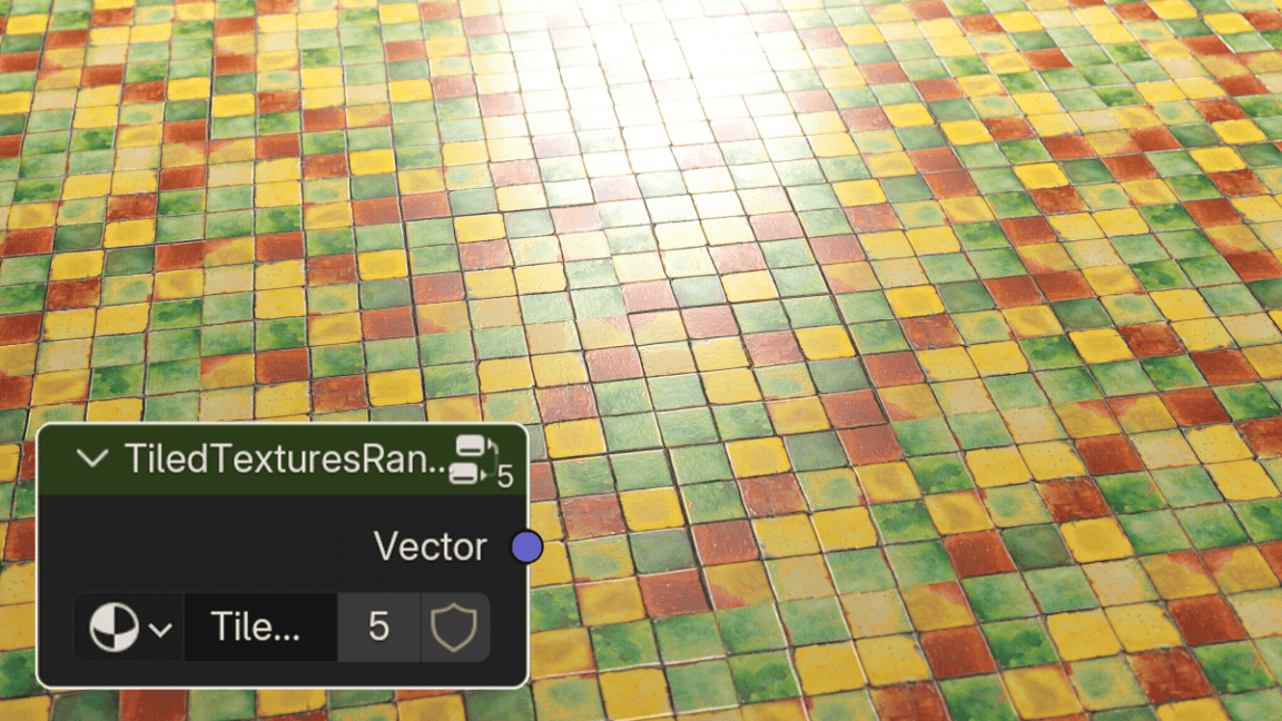 Tiles Textures Randomizer | Shader Editor Node for Blender
