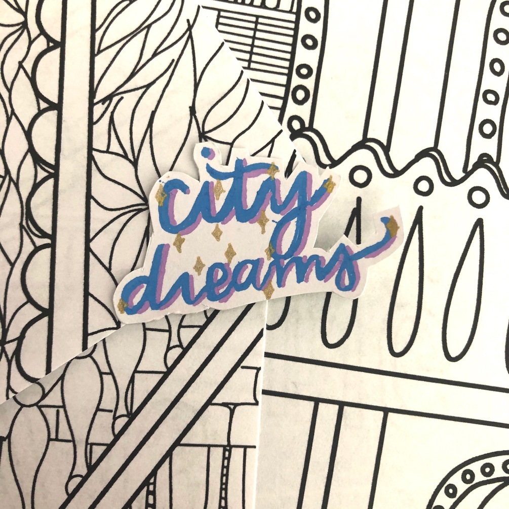 coloring book 1: cityscapes