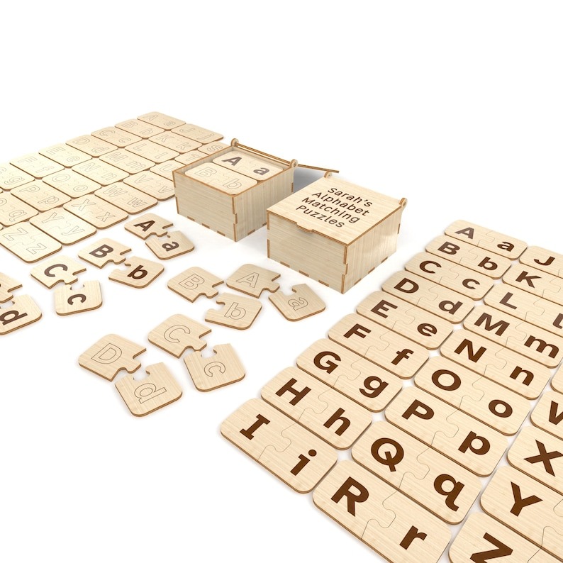 Montessori Alphabet Matching Puzzles