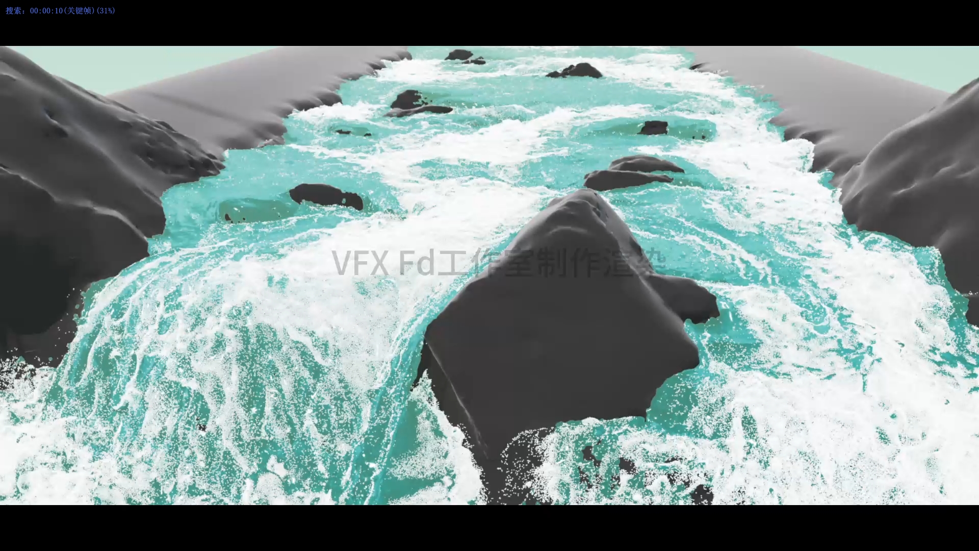 Houdini High Realistic River Waterfall Solution and Rendering karma xpu ...