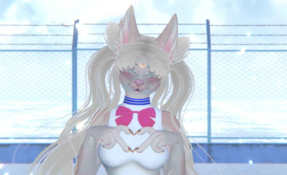 VRChat Sailor Scouts Kyoko Textures with Sailor Outfit Textures
