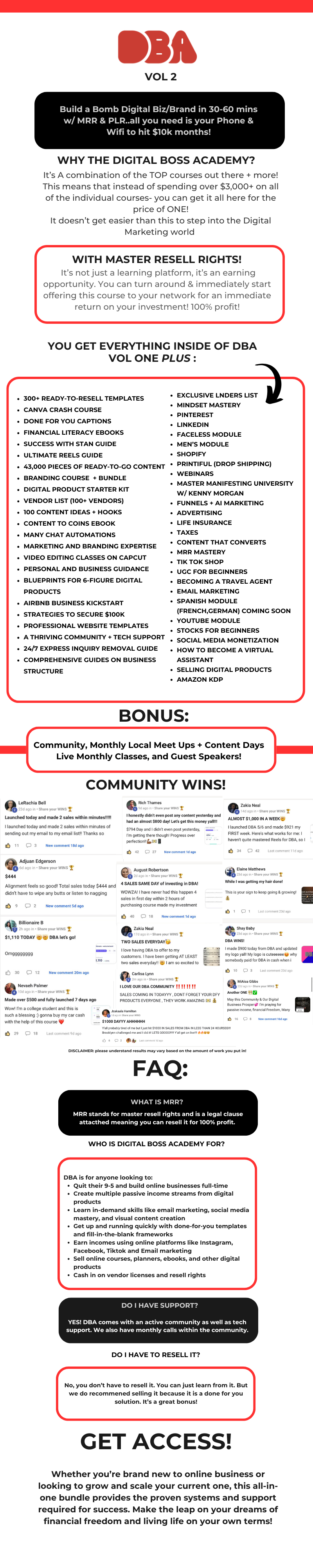 DBA-Digital Boss Academy Volume 2