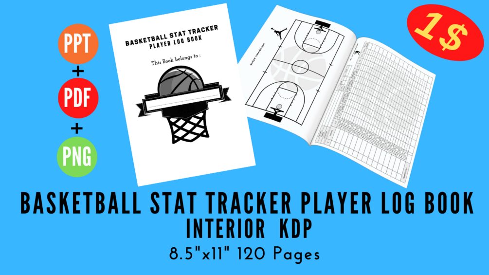 Basketball Stat Tracker Player Log Book KDP Interior