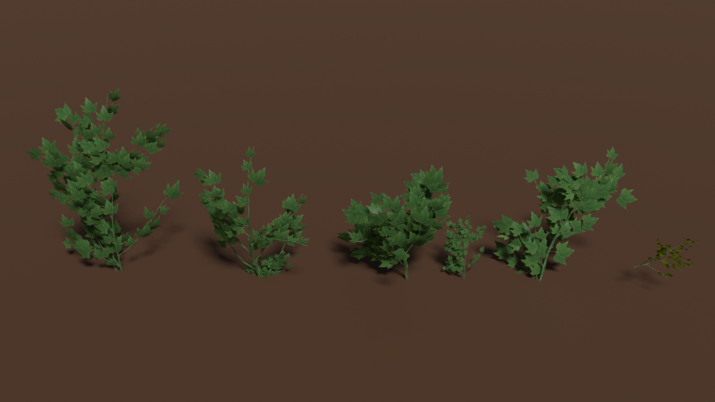 Blender Nature asset pack - for Blender 2.8