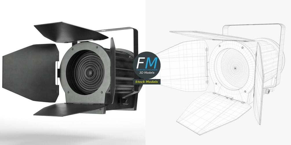 3D MODEL - DMX stage light 1