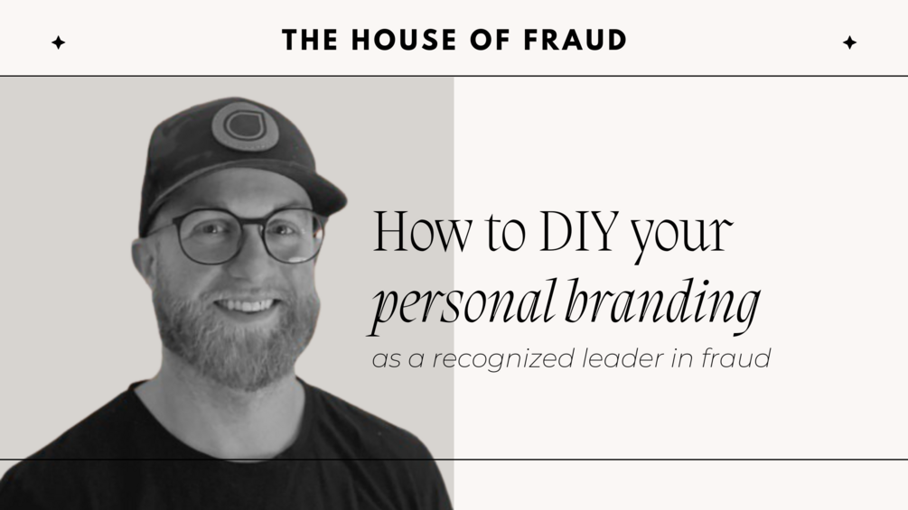 Fraud Expert Branding Blueprint