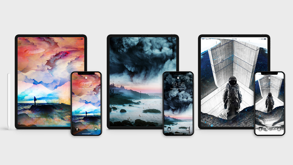 Three Digital Illustration Wallpapers for iPhone, ipad and Android ...