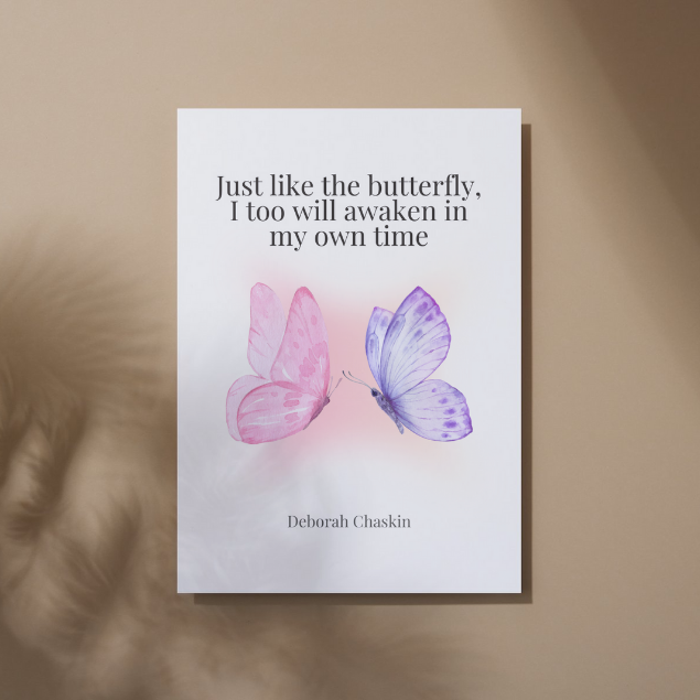 "Butterfly Awakening" - Inspirational Art Print by Deborah Chaskin