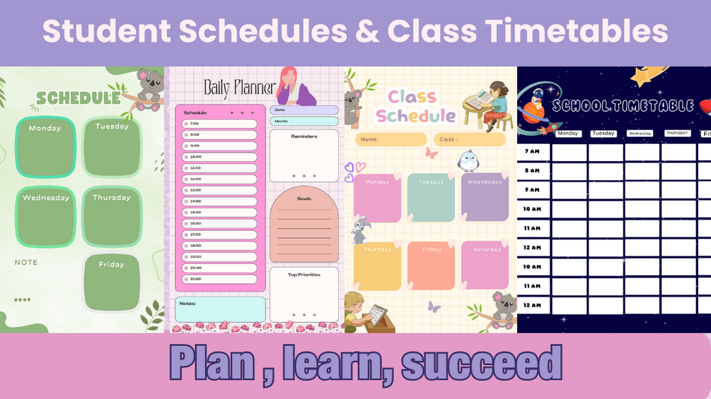 Student Schedules & Class Timetables