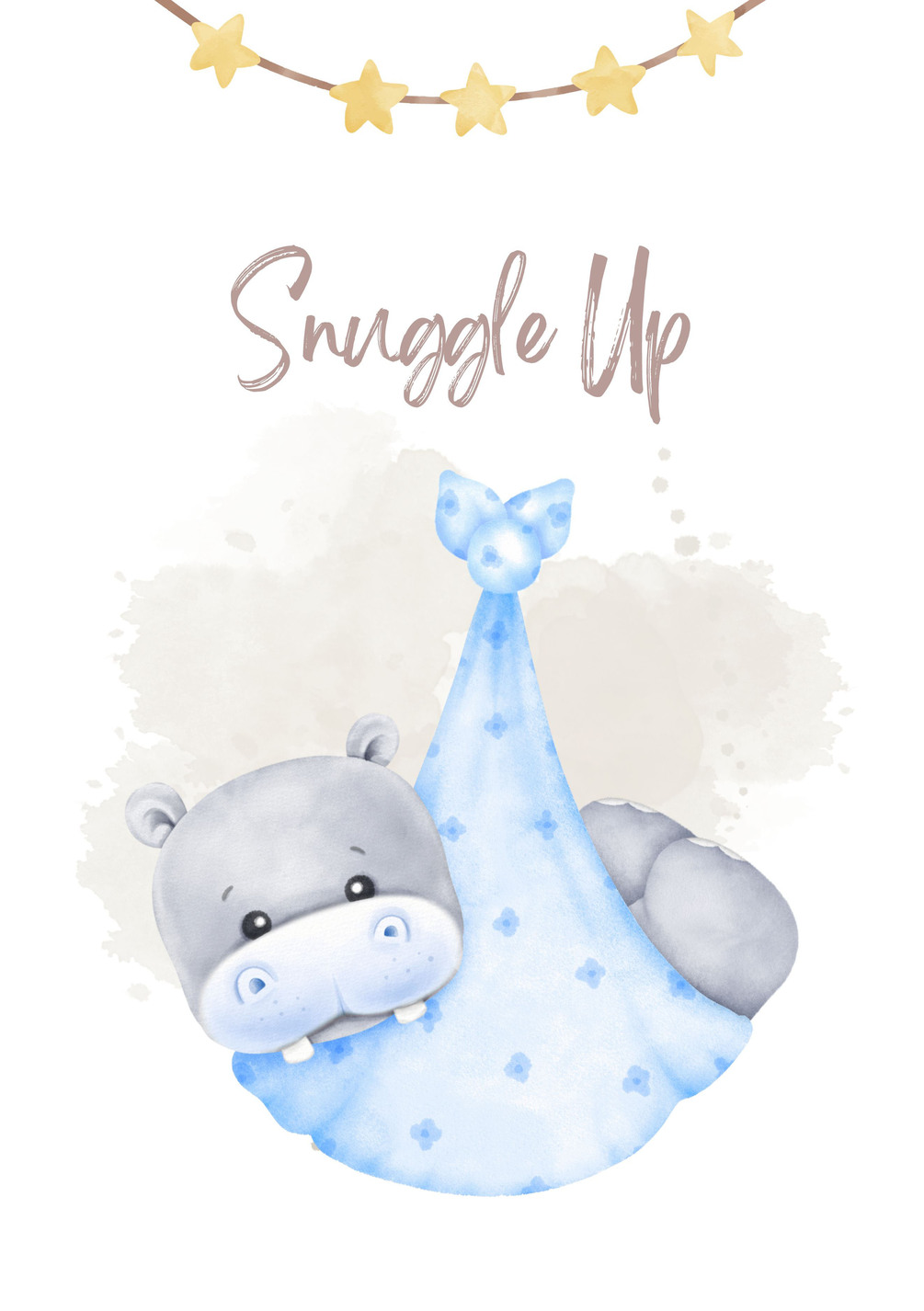 BABY BOY NURSERY ROOM WALL ART - Snuggle+Dream+Sleep