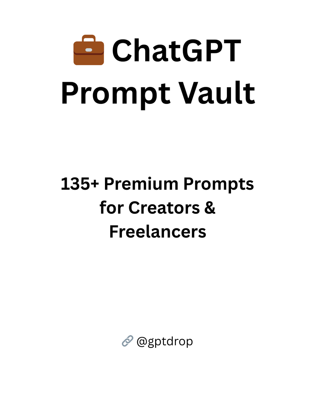 ChatGPT Prompt Vault – Pro Edition by gptdrop