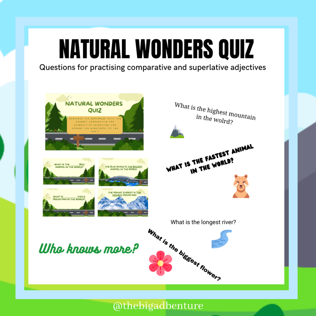 NATURAL WONDERS QUIZ