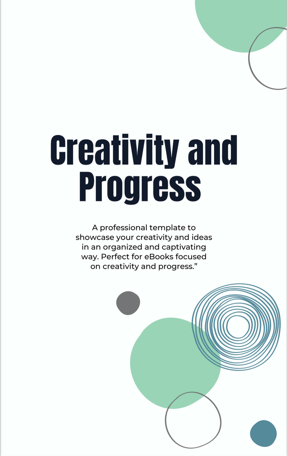 Creativity & progress