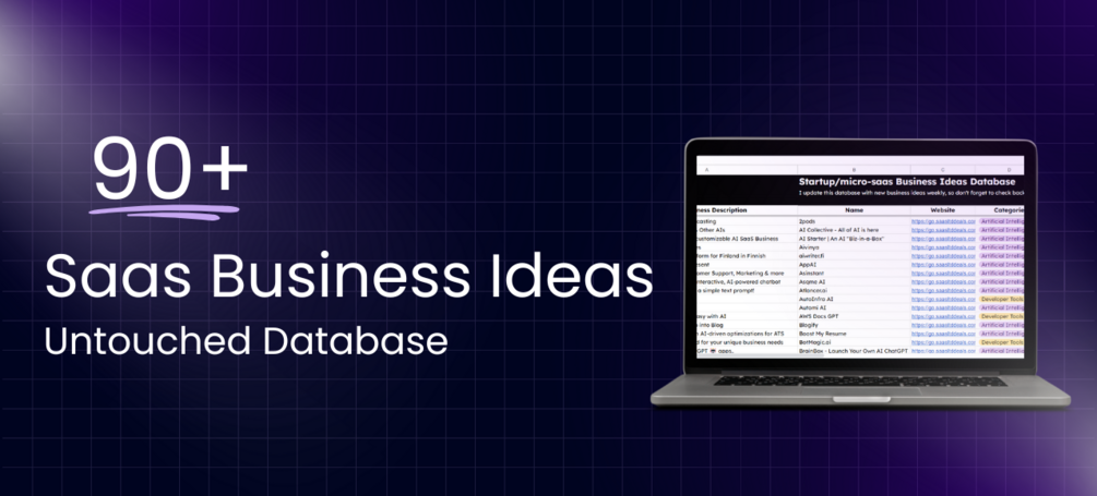 Startup/micro-saas Business Ideas Database , Saas ideas🛢️🔒