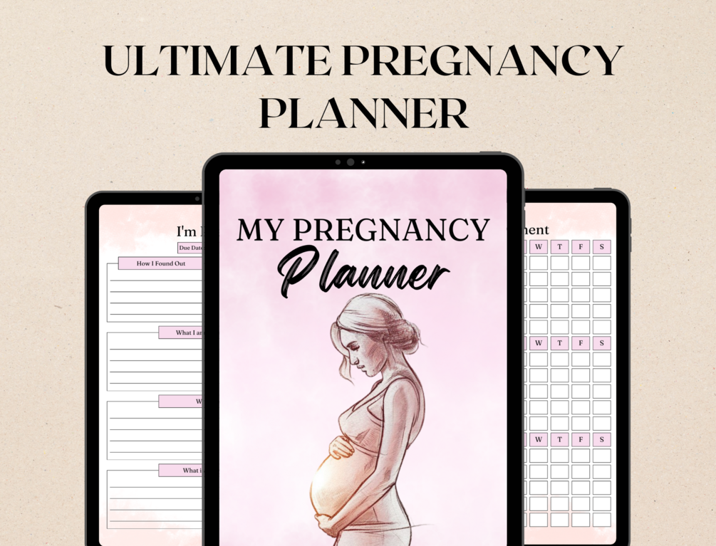 Ultimate Pregnancy Planner | Digital Pregnancy Journal And Calendar | Printable Pregnancy ...
