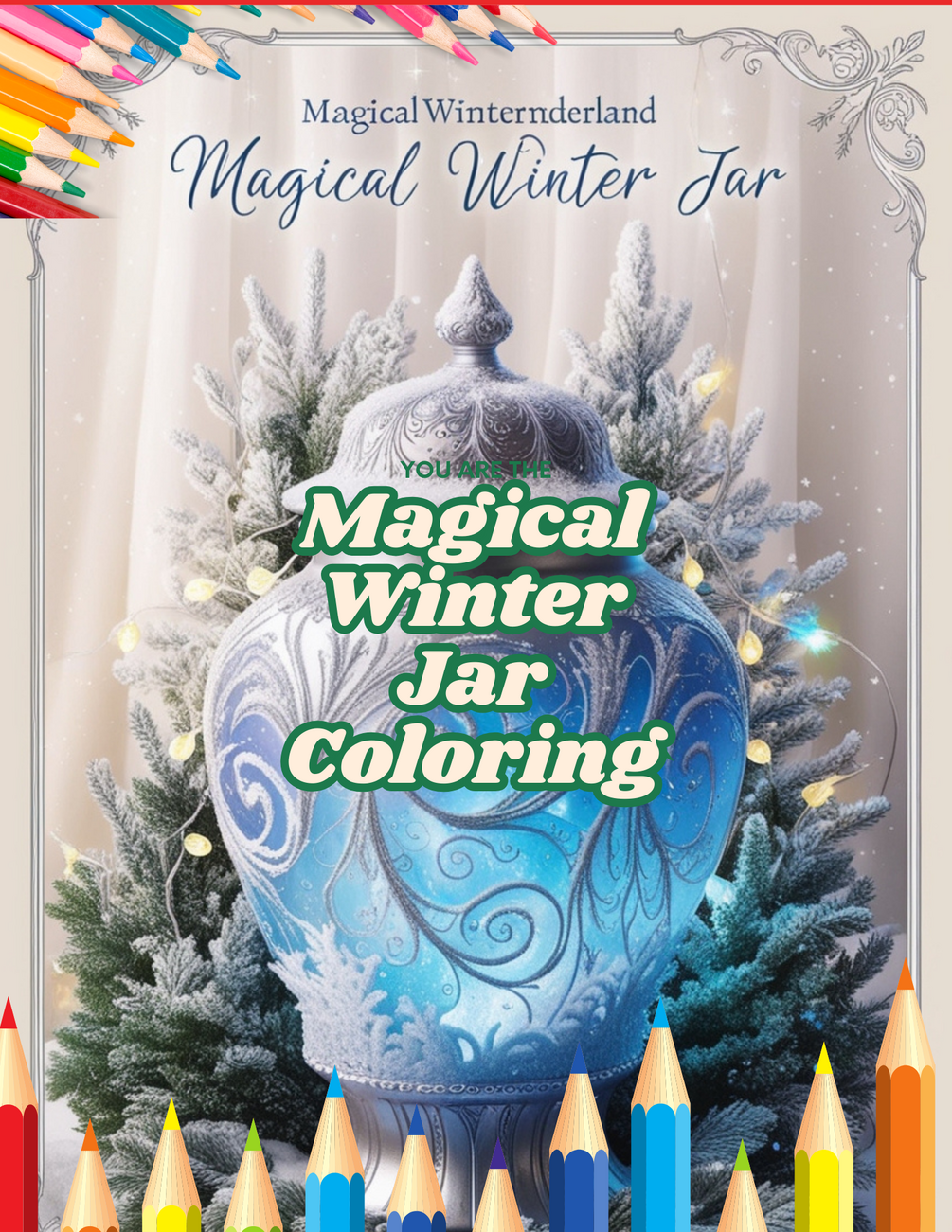 Magical Winter Jar Coloring