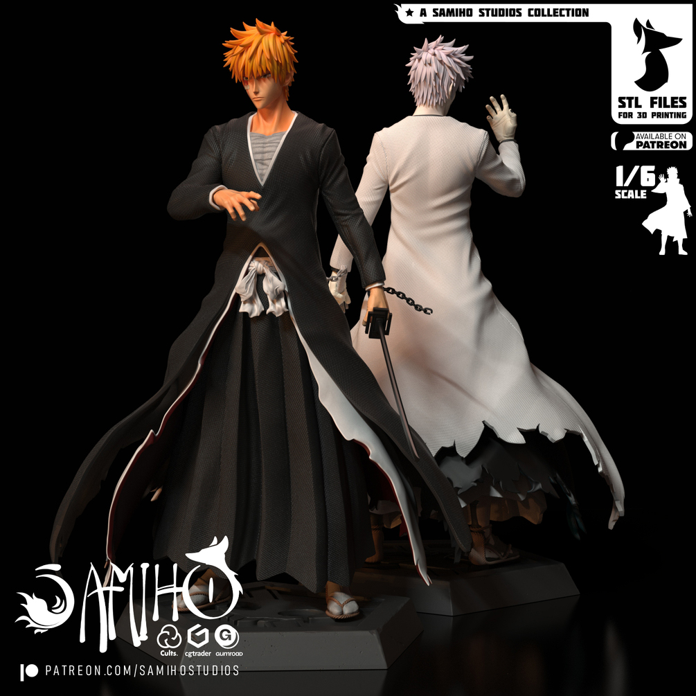 Samiho Studios - Ichigo and Zangetsu