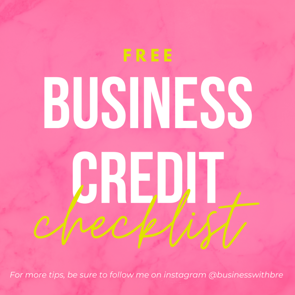 Business Credit Checklist
