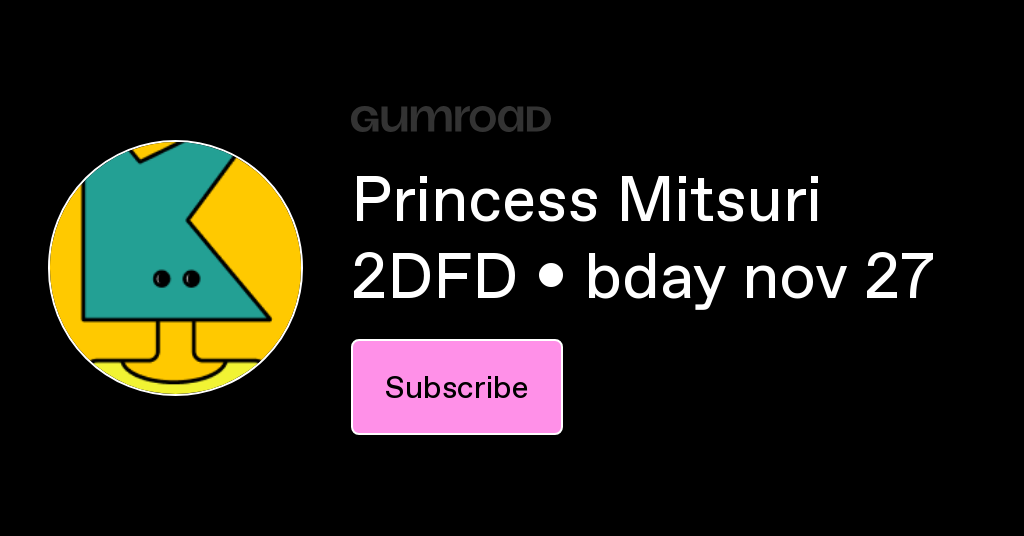 Princess Mitsuri 2DFD • bday nov 27