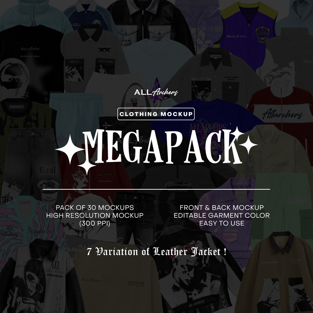 CLOTHING MOCKUP MEGAPACK