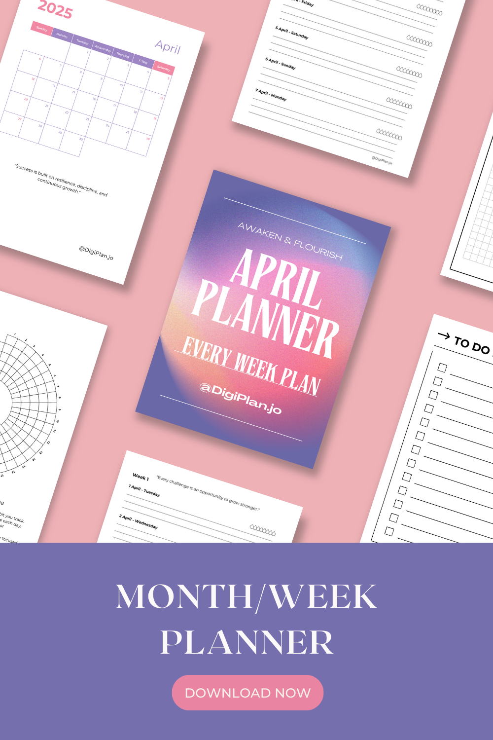 Month/Week Planner