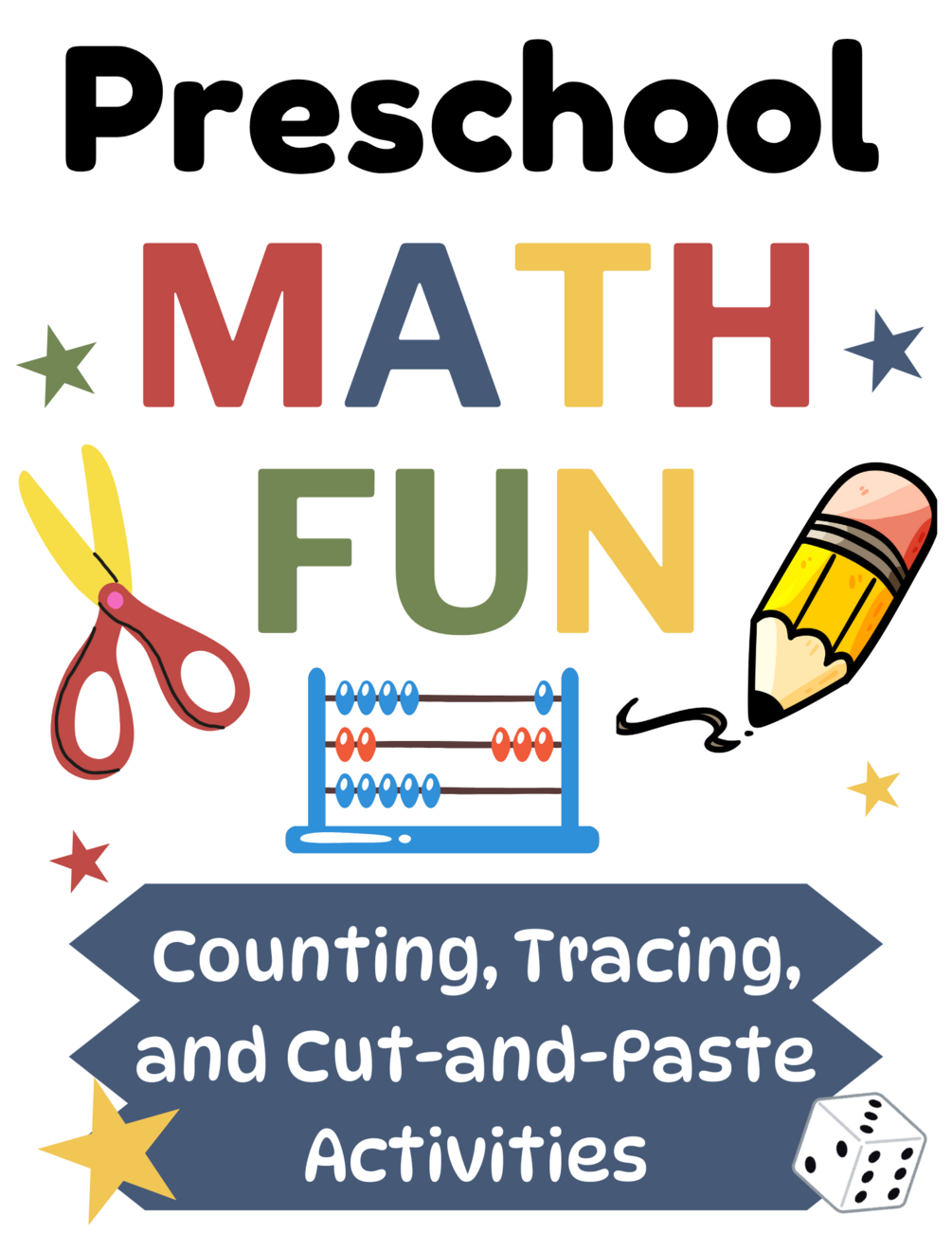 Preschool Math Fun: Counting, Tracing, and Cut-and-Paste Activities