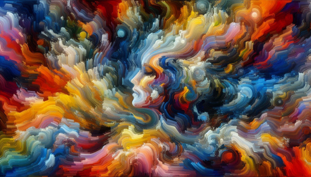 🎨 Divine Inspirations: Abstract Expressionism Images of God 🙏