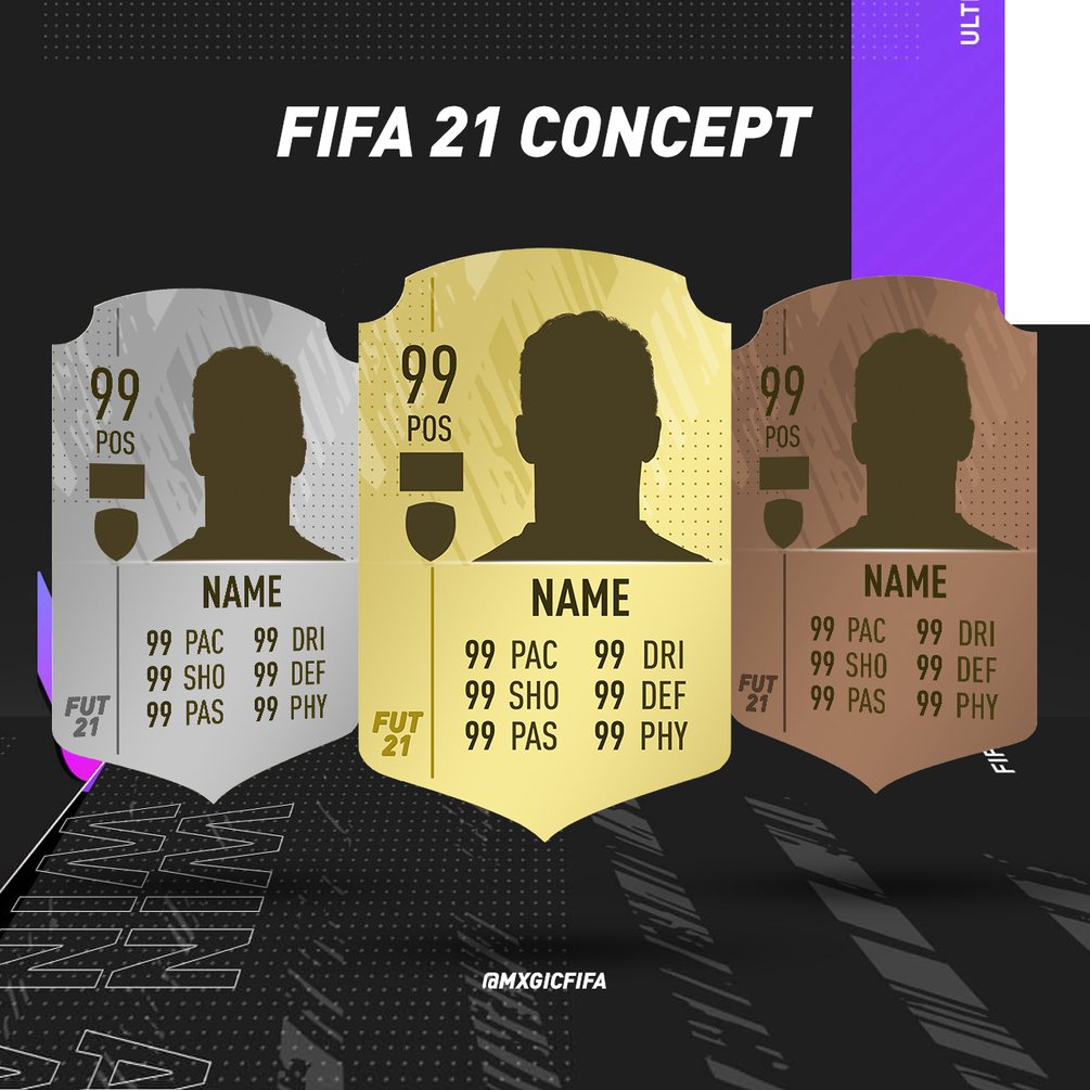 FIFA 21 Card concept.