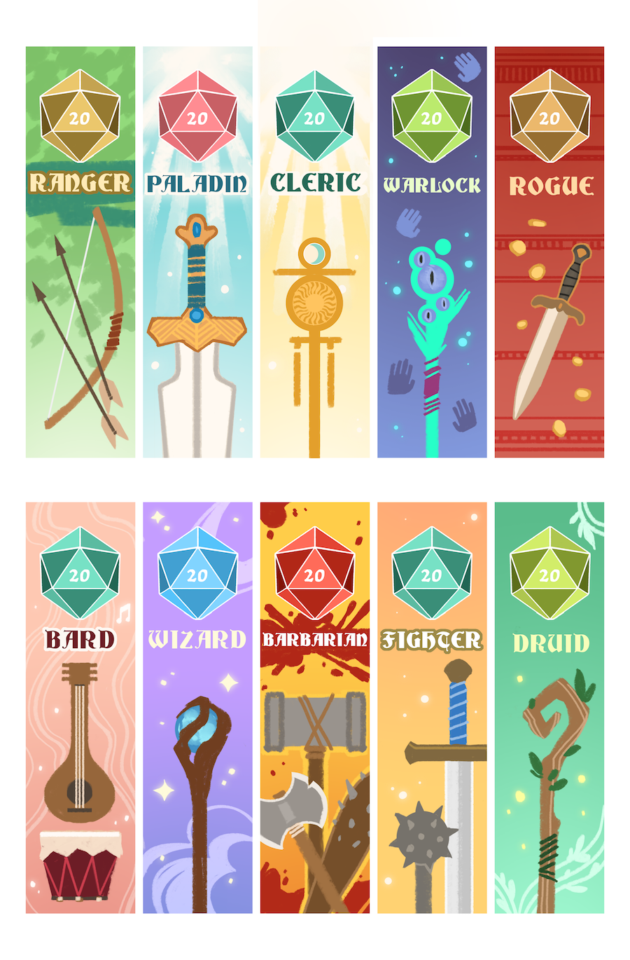 D&D Bookmarks [SALE]
