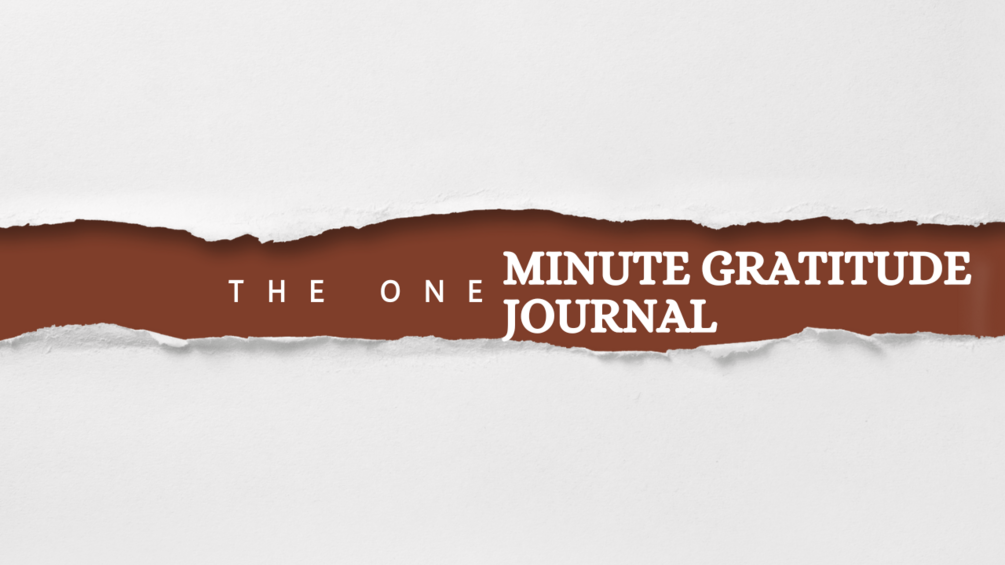 1 Minute Gratitude Journal A Kids Guide to Finding the Good in Every Day
