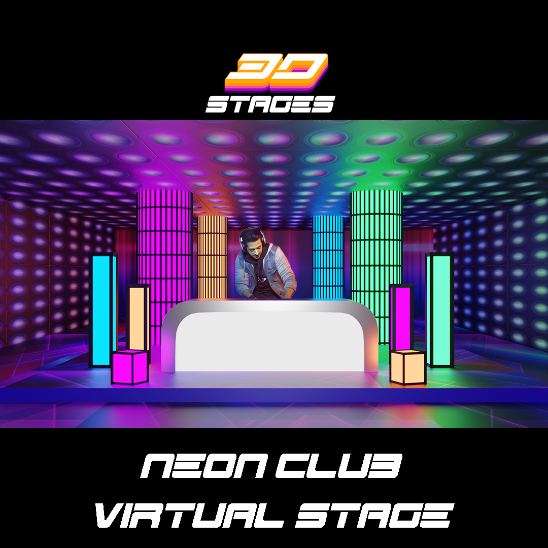 Neon club virtual stage