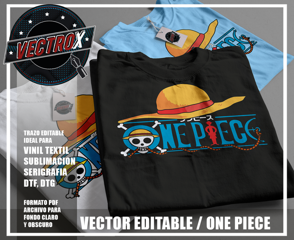 Vector Editable - One Piece