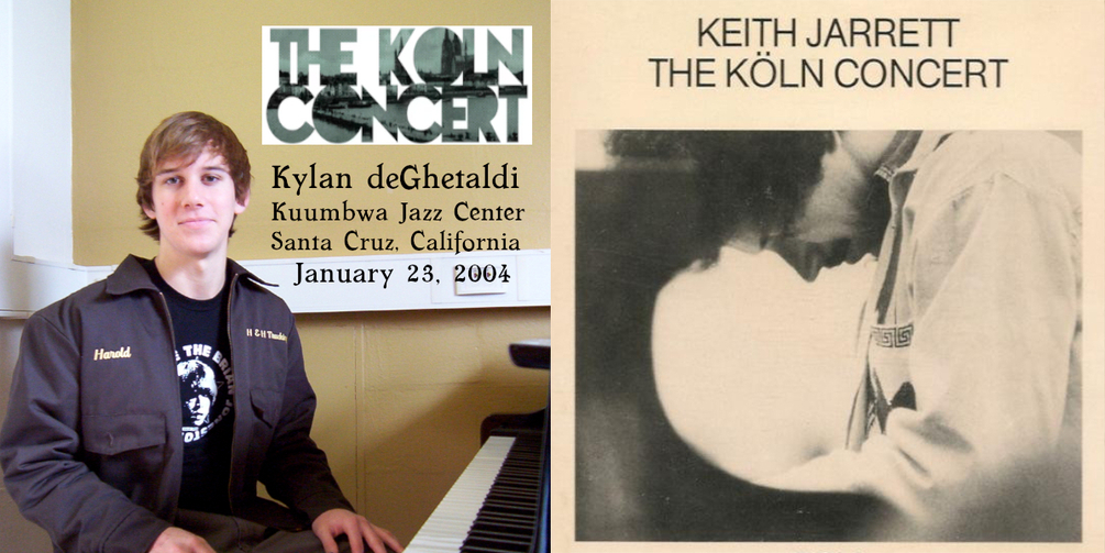 Keith Jarrett's Köln Concert - Performed by Kylan deGhetaldi (2004)