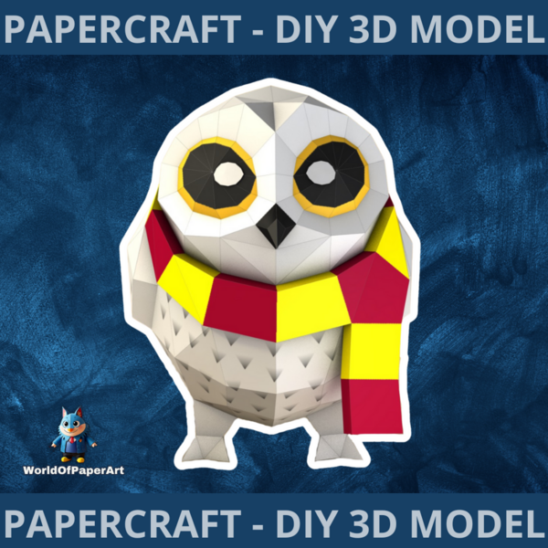 Harry Potter Papercraft Template - 7 in 1 Pack - 3D Model Plans - Diy ...