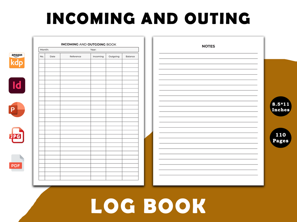 Incoming And Outgoing Book